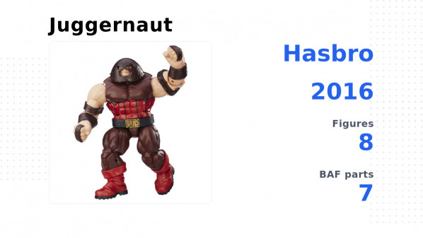 Marvel Legends Juggernaut Wave 2016 Hasbro