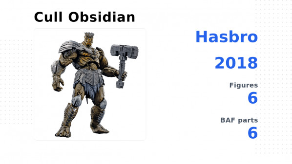 Marvel Legends Cull Obsidian Wave 2018 Hasbro