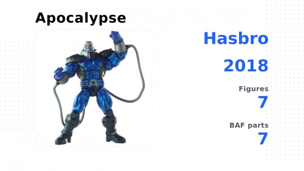 Marvel Legends Apocalypse Wave 2018 Hasbro