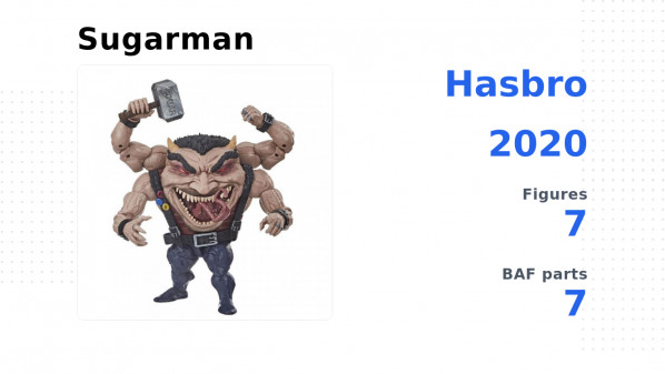 Marvel Legends Sugarman Wave 2020 Hasbro